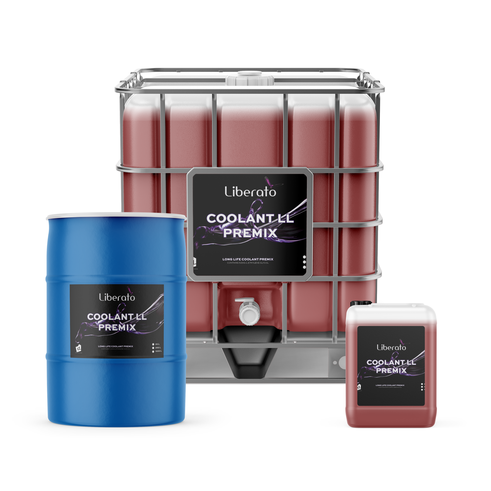 Red Coolant - Long Life Premix 50% (Hybrid) | Liberato